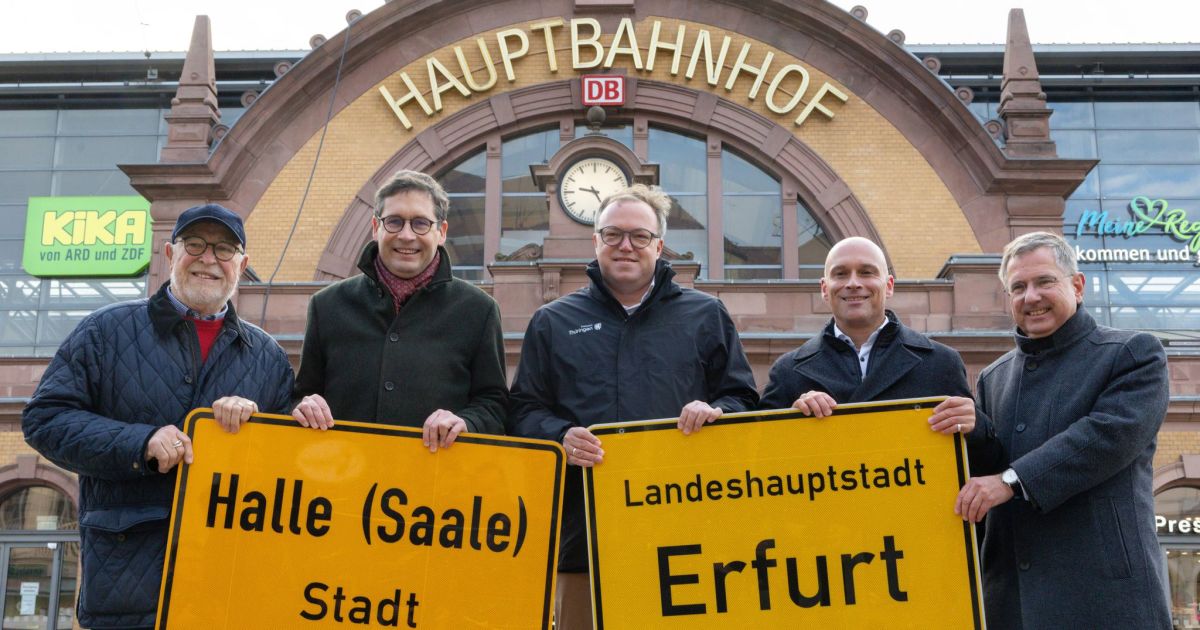 Erfurt oder Halle wollen Konzernzentrale der Deutschen Bahn • news ...