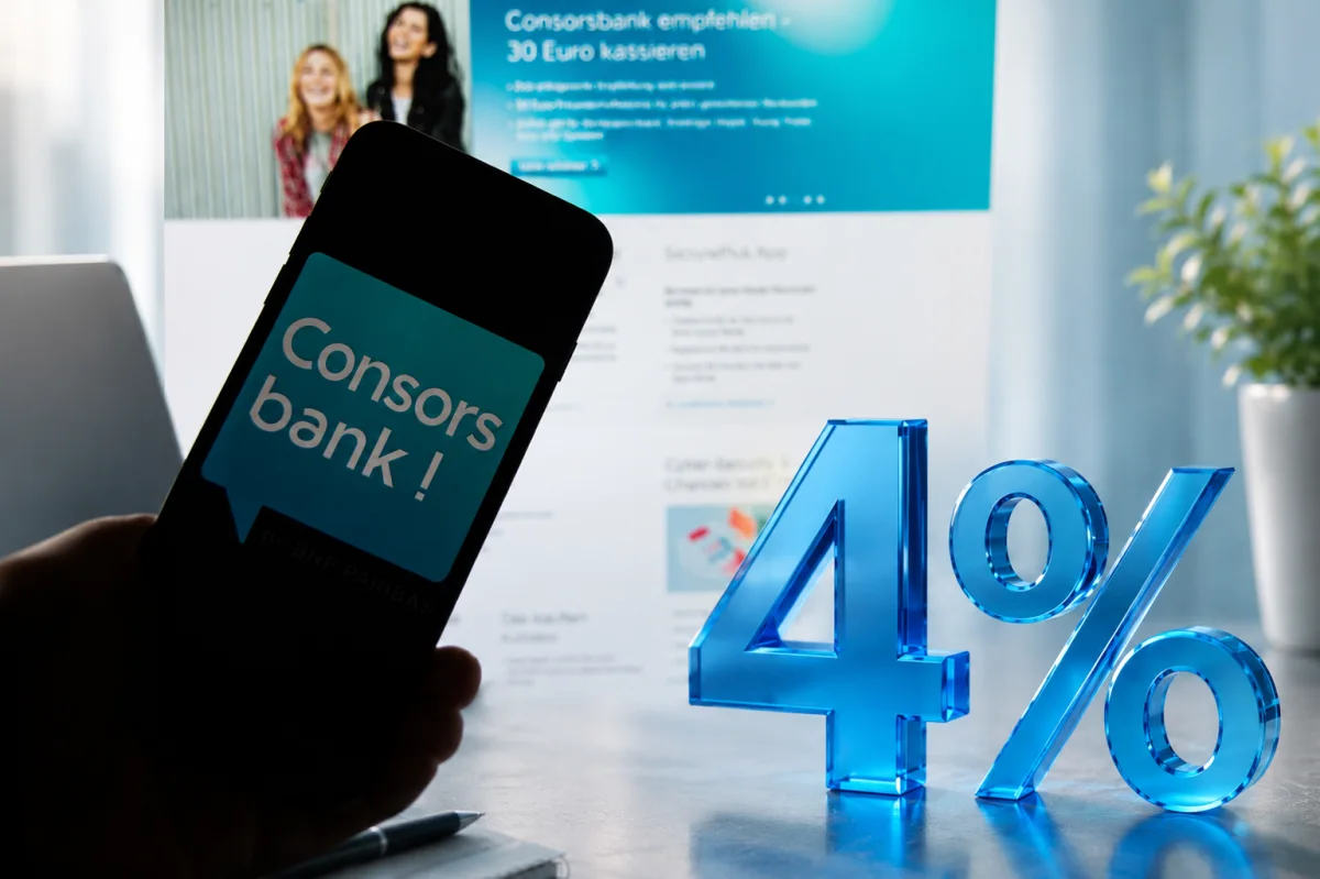 Consorsbank bietet 4 Prozent Zinsen bei Depotwechsel • onvista